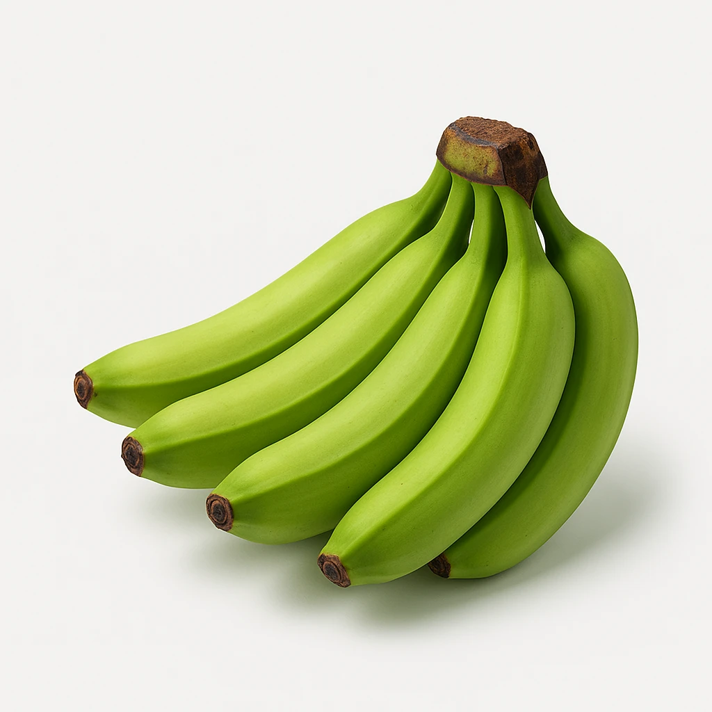 Raw Banana / Kacha Kela Half Dozen – Fresh Green Plantain for Fry ...