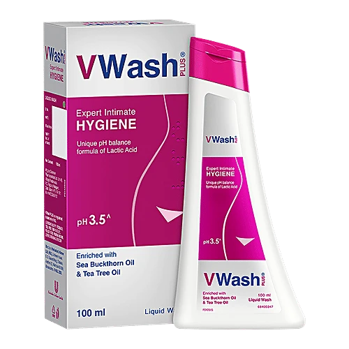 VWash Plus Expert Intimate Hygiene Liquid Wash – 100 ml